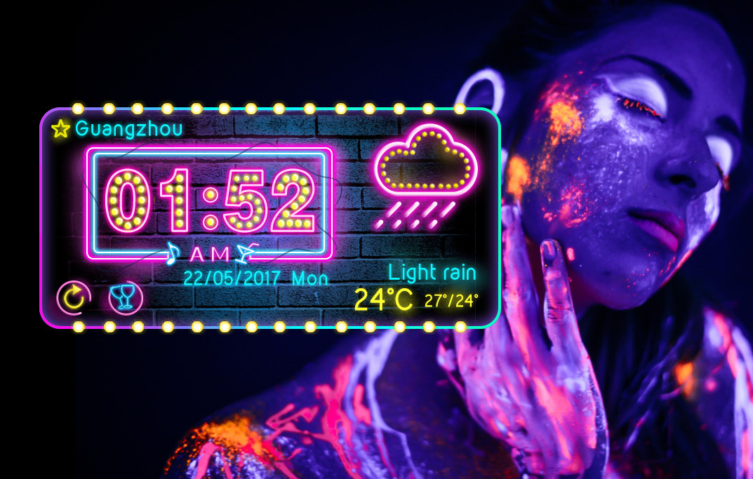 Neon Style for xwidget by Jimking on DeviantArt