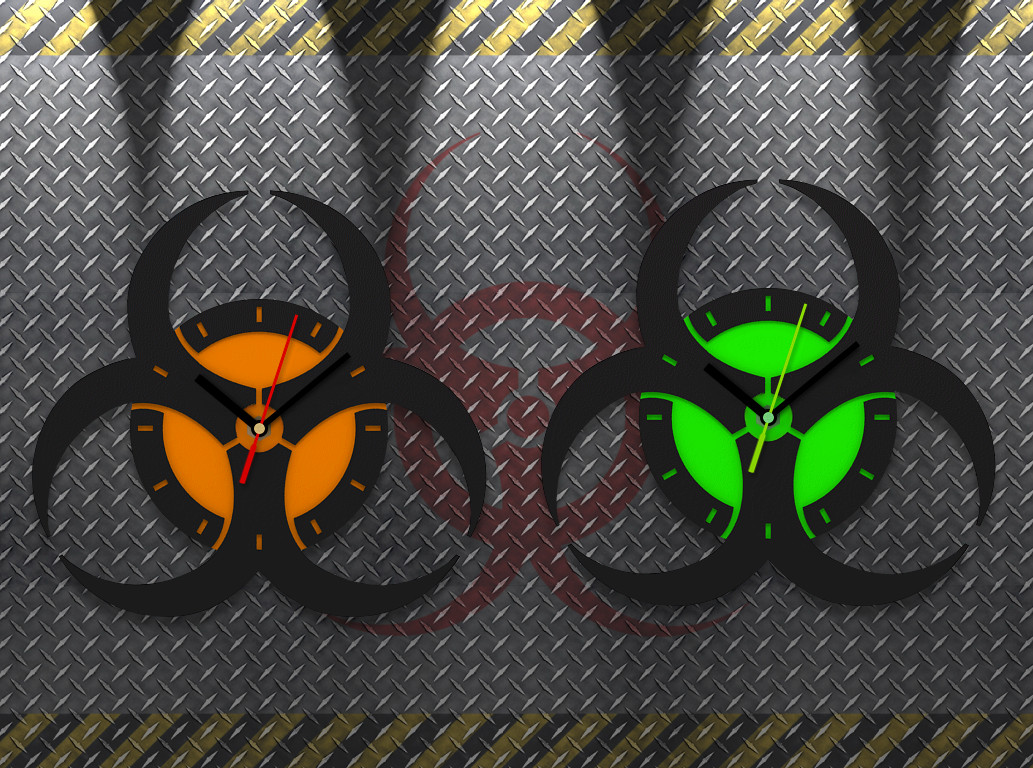 Biohazard Clock for xwidget by Jimking on DeviantArt