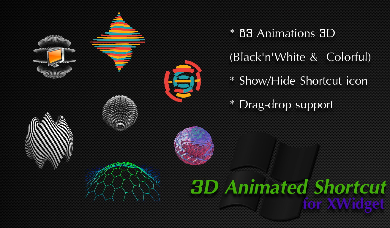 3D Animated Shortcut for xwidget by Jimking on DeviantArt