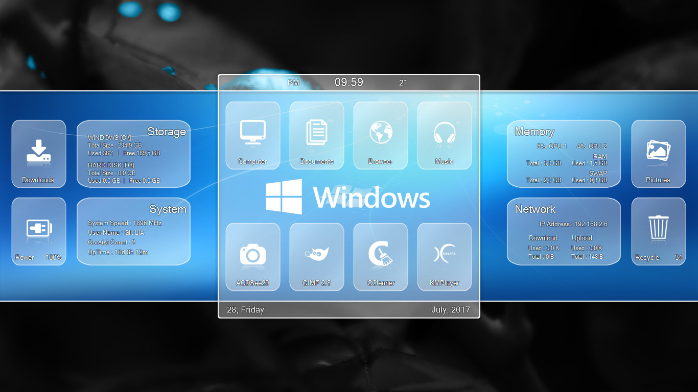 Full Screen Dock 2 for xwidget by Jimking on DeviantArt