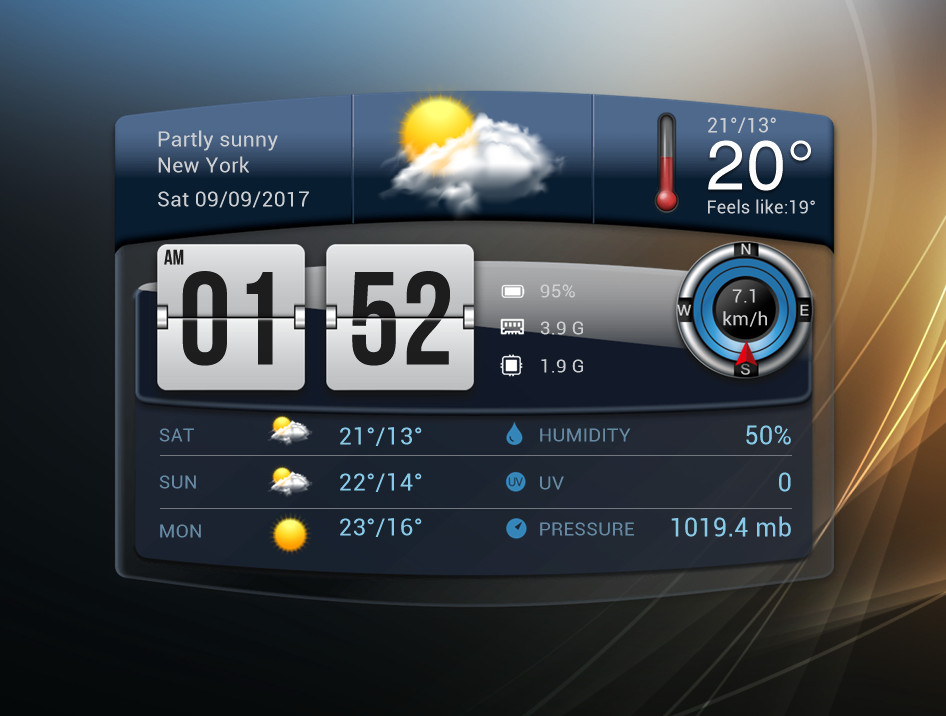 Omega Flip Weather HD for xwidget by Jimking on DeviantArt