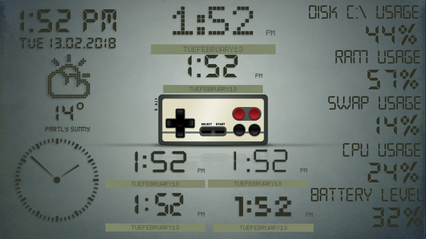 Retro Widgets Suite for xwidget by Jimking on DeviantArt