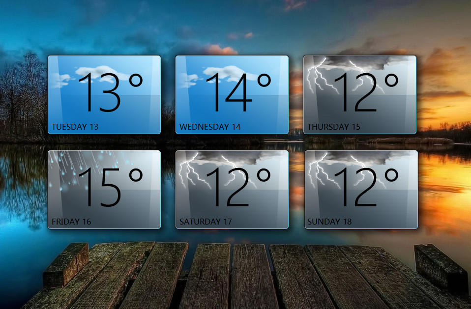 Weather Gadget for xwidget by Jimking on DeviantArt