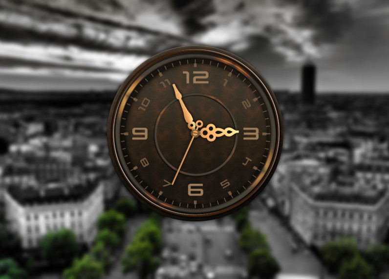 Vintage Cool Clock for xwidget by Jimking on DeviantArt