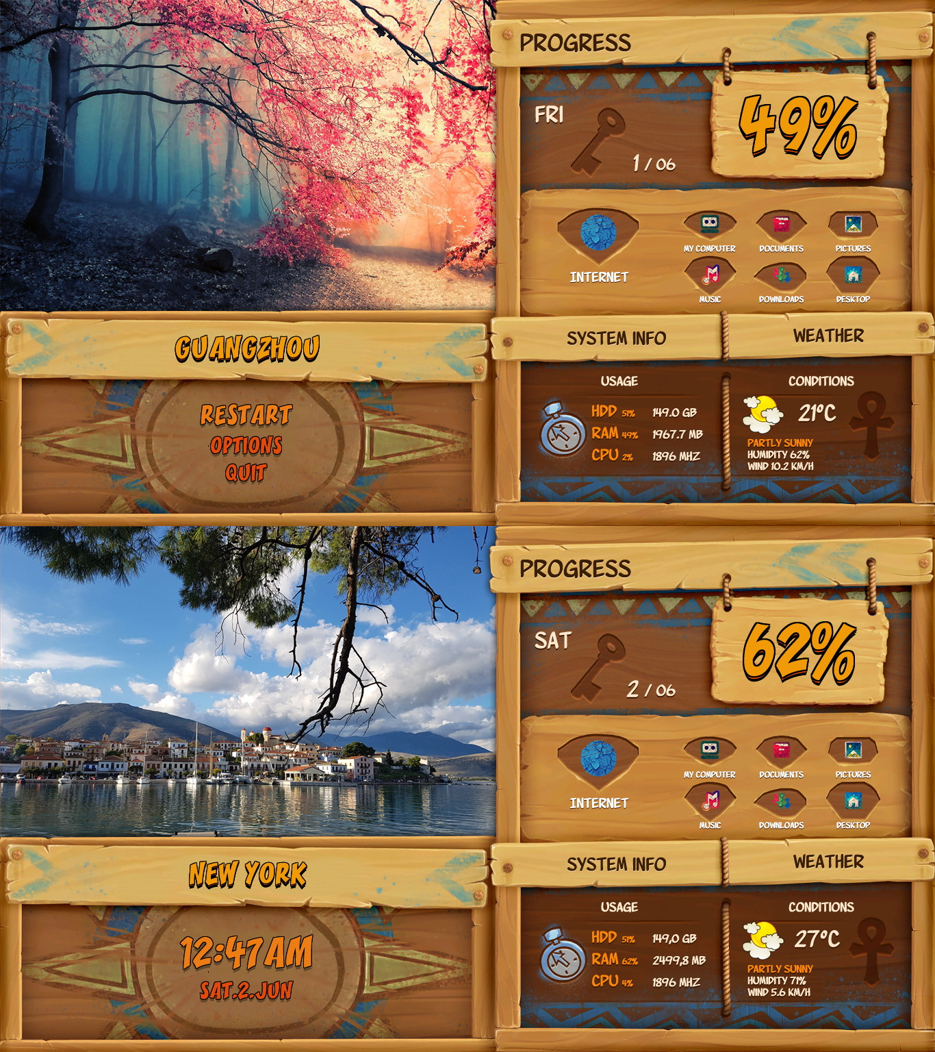 Crash Bandicoot Menu FULL SCREEN for xwidget by Jimking on DeviantArt