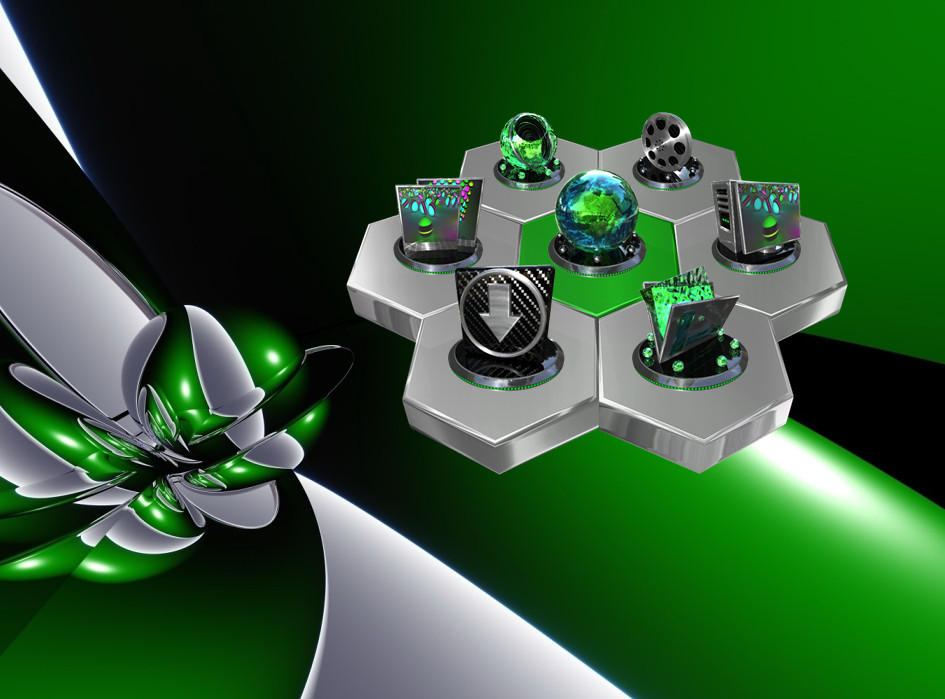 Hexagon Dock 3D for xwidget by Jimking on DeviantArt