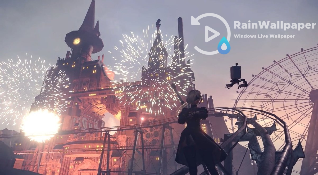 Fireworks Nier Automata by Jimking on DeviantArt
