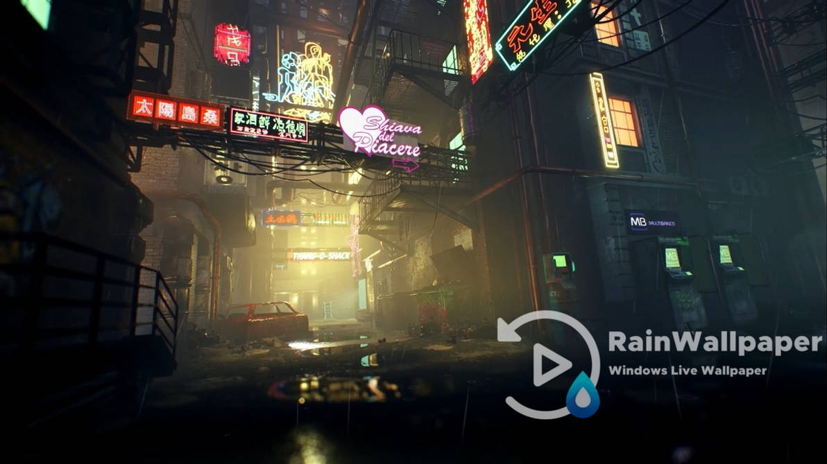 Raining City Steet by Jimking on DeviantArt