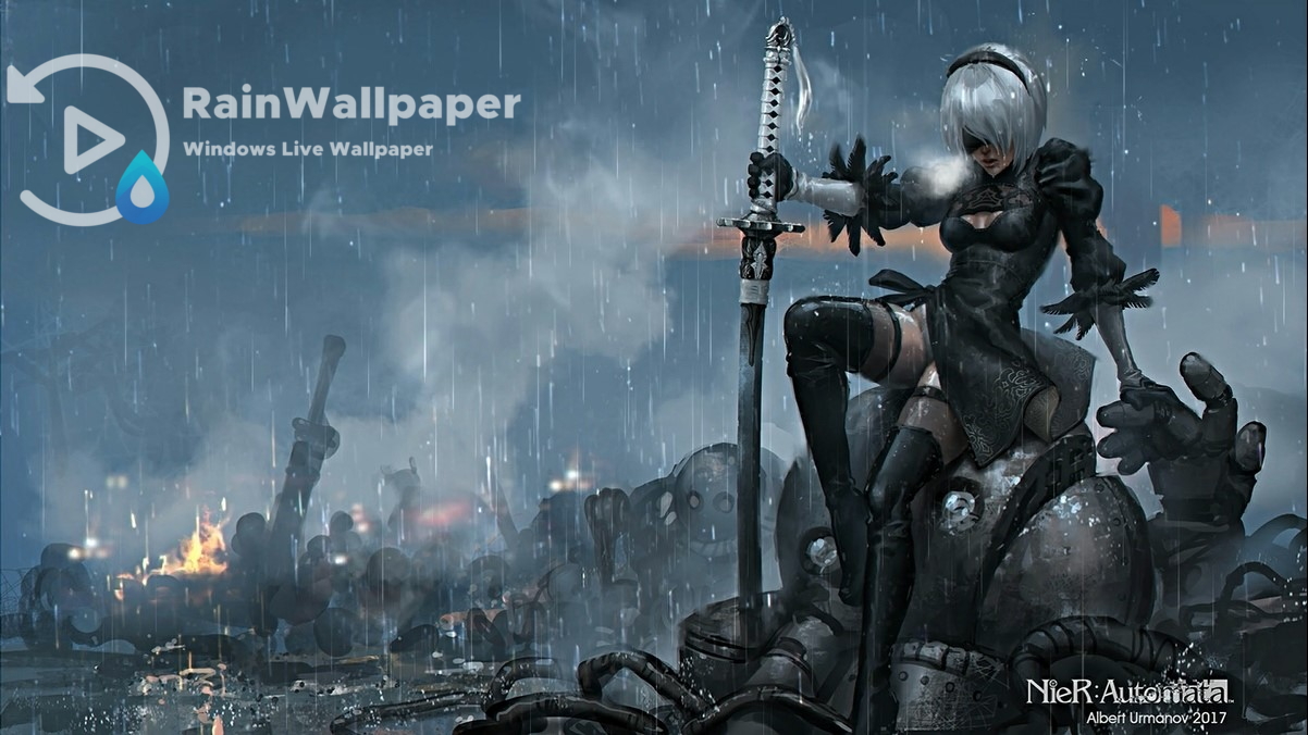 Rain Nier Automata by Jimking on DeviantArt