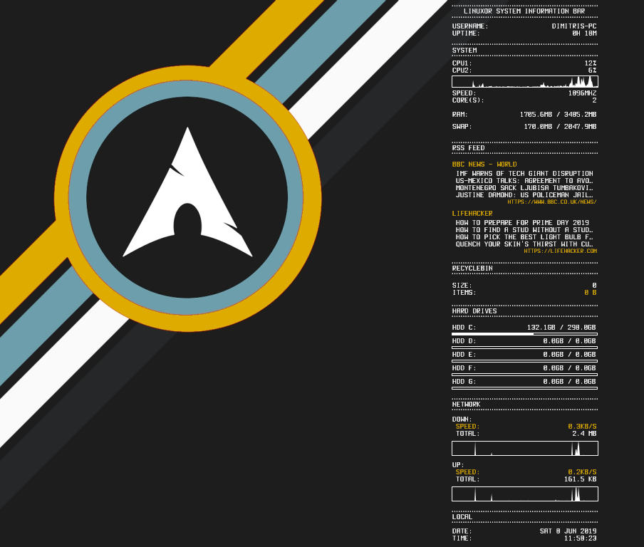 Linuxor Sidebar for xwidget by Jimking on DeviantArt
