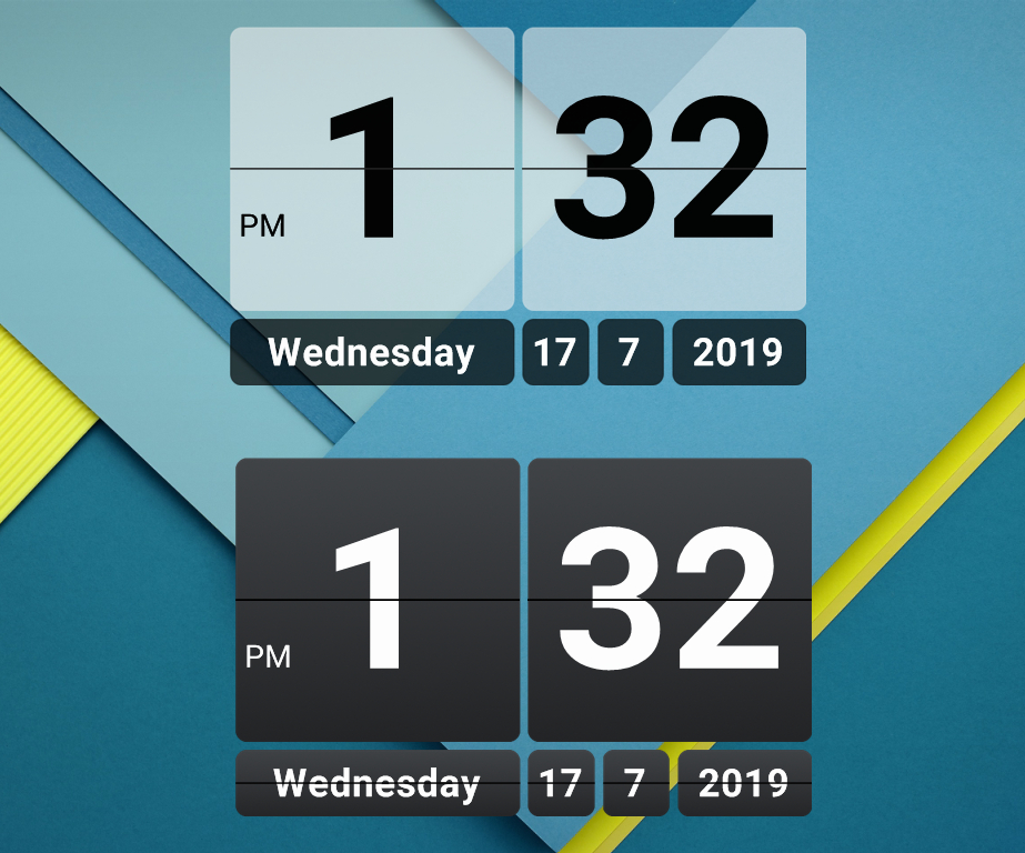 Modern Flipclock Widget for xwidget by Jimking on DeviantArt