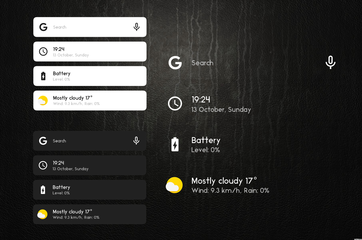 Simplistic 9 for xwidget by Jimking on DeviantArt