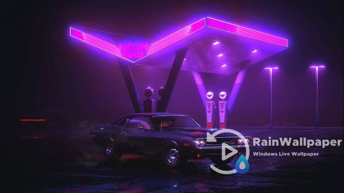 Neon Muscle Car by Jimking on DeviantArt