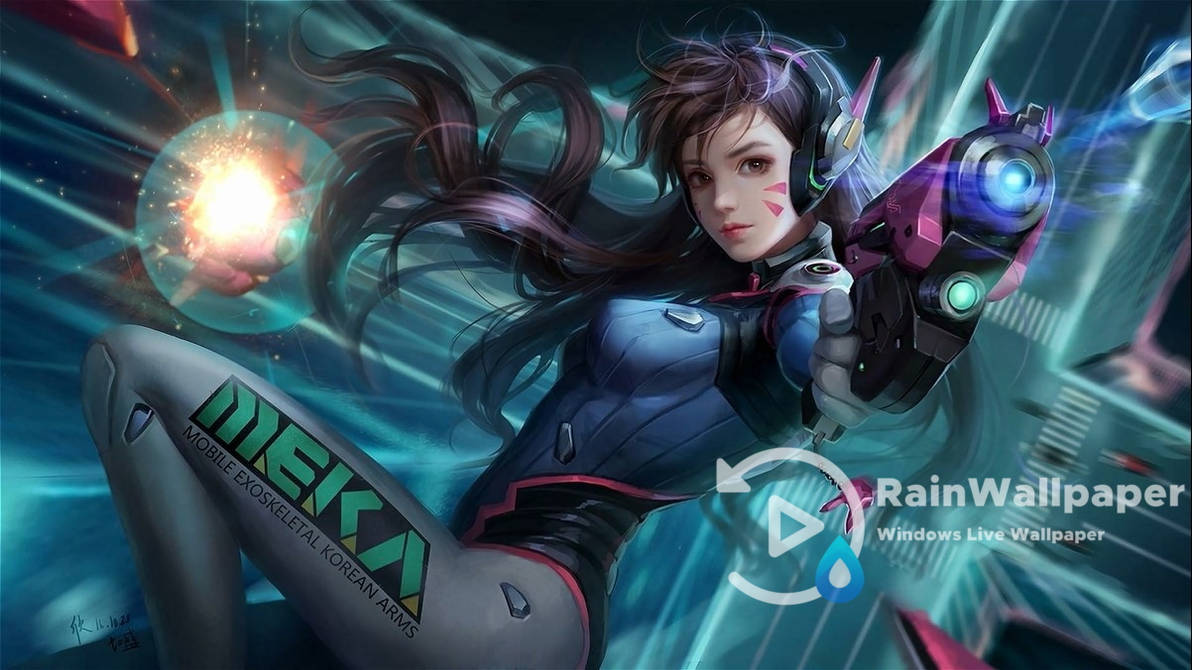 Falling DvA Overwatch by Jimking on DeviantArt