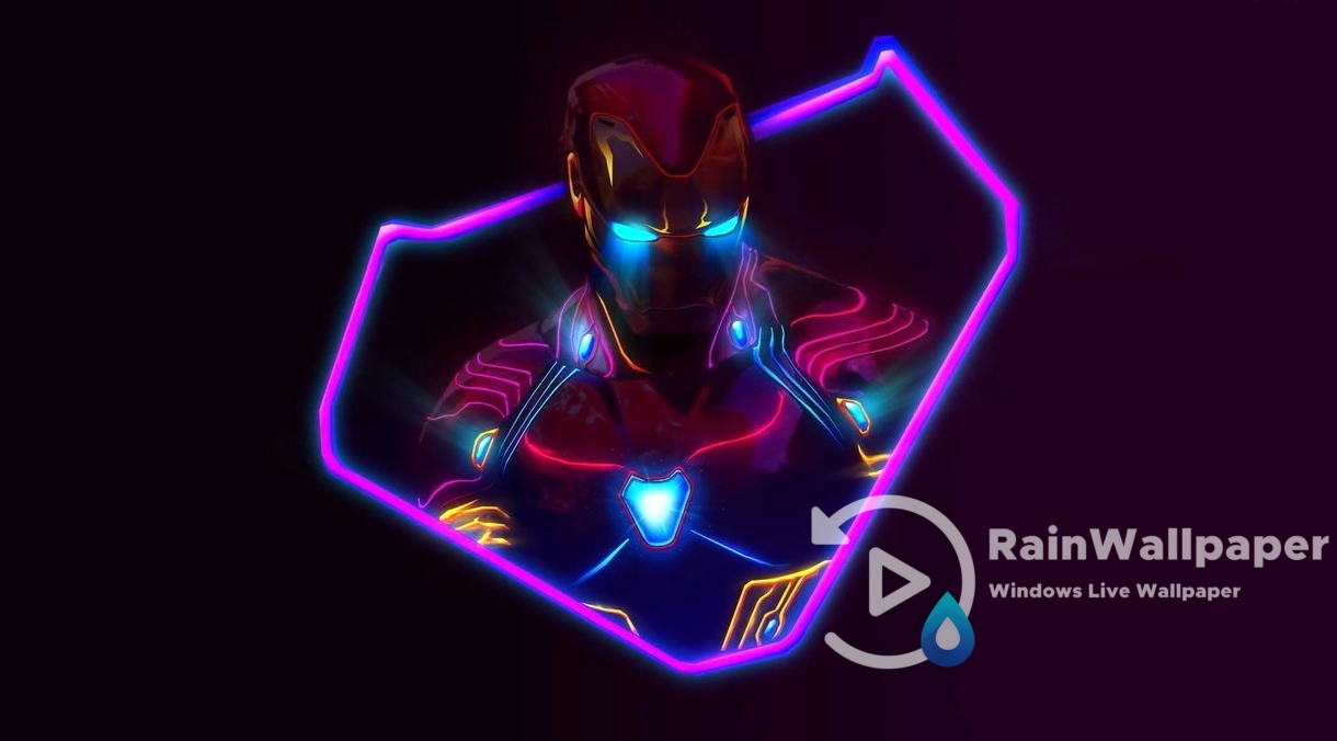 Neon Iron Man by Jimking on DeviantArt