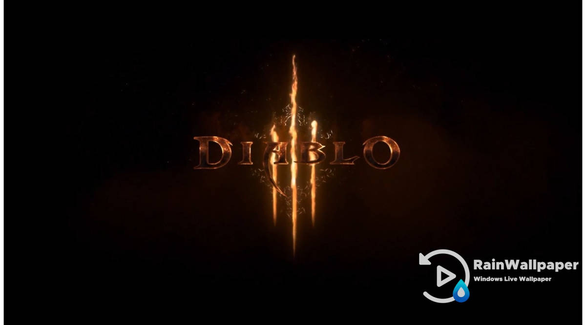 Diablo 3 logo animated wallpaper by Jimking on DeviantArt