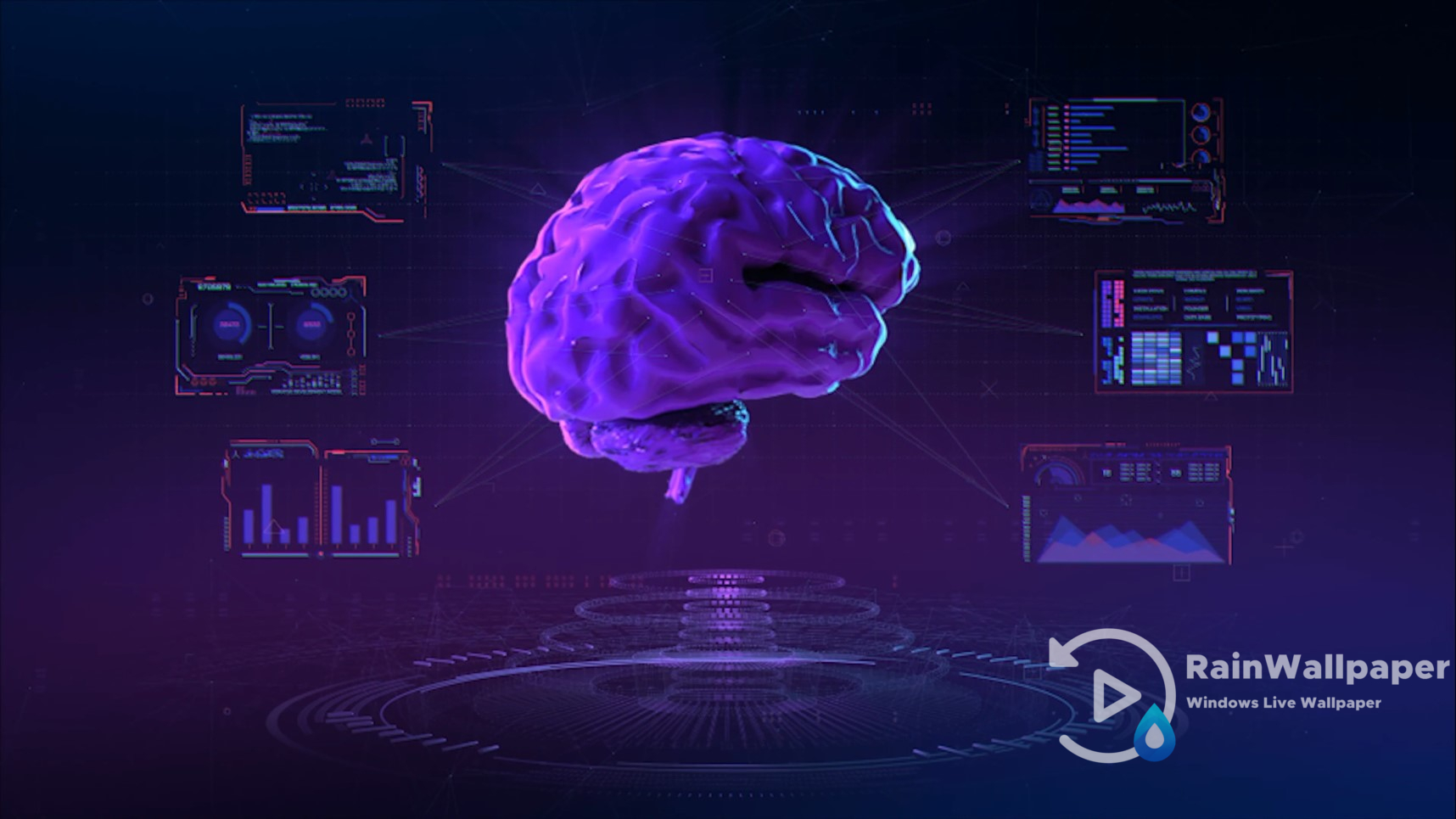 Futuristic Interface Wallpaper