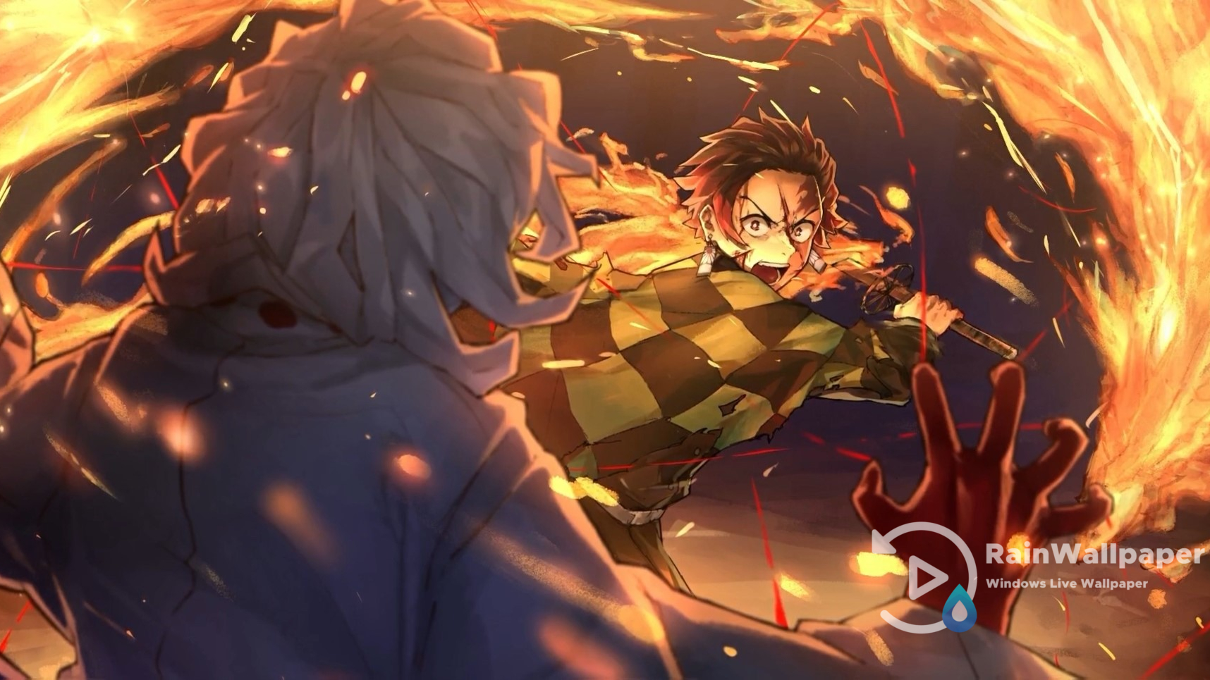 Tanjiro VS Rui by Jimking on DeviantArt