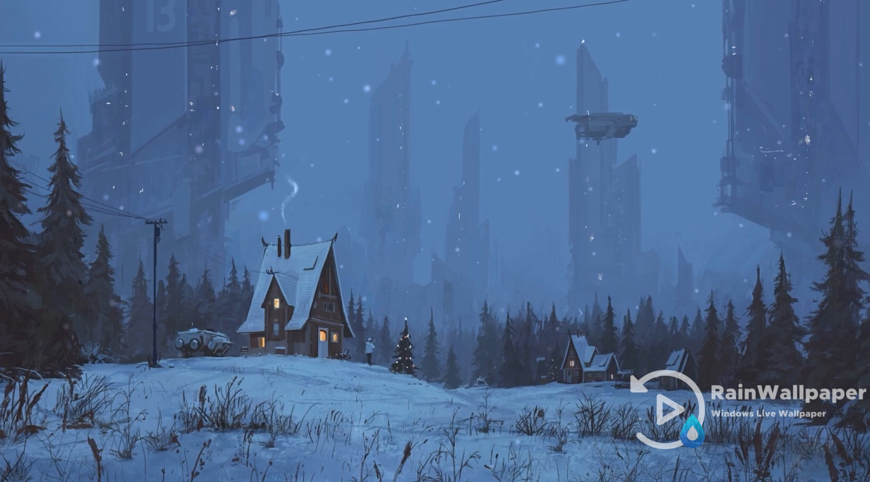 Winter Houses Sci-Fi Towers by Jimking on DeviantArt