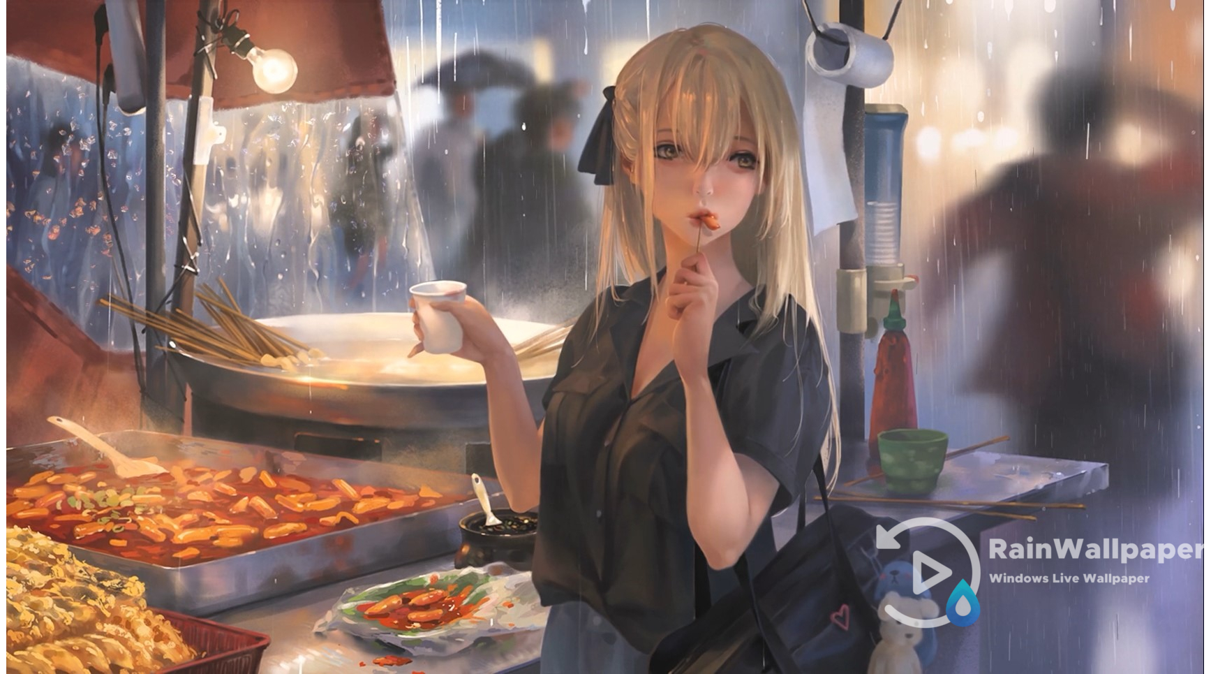 Anime Food Market by Jimking on DeviantArt