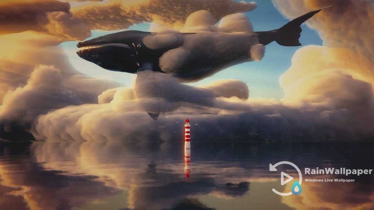 Lighthouse Whale Clouds by Jimking on DeviantArt