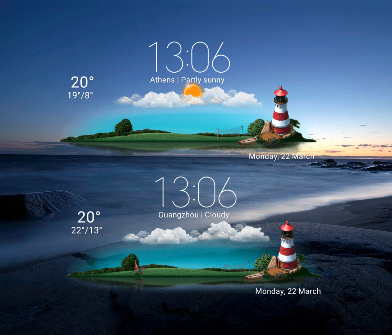 LG Lighthouse Weather Widget for xwidget by Jimking on DeviantArt