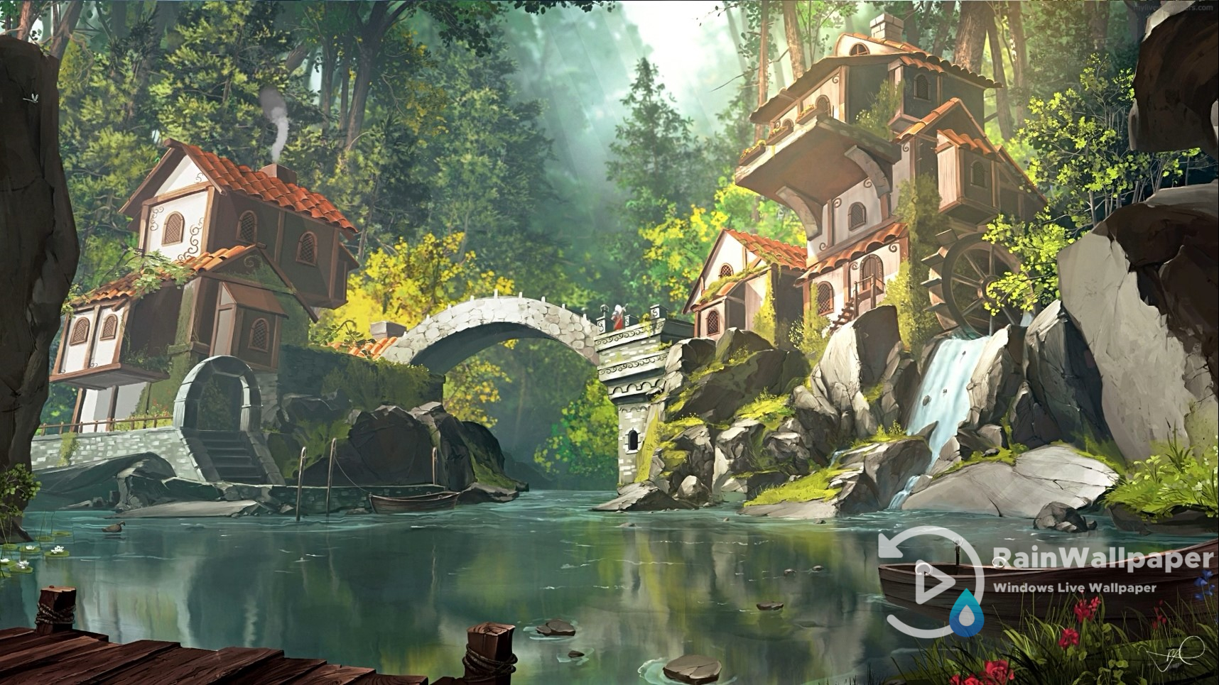 Forest Village by Jimking on DeviantArt