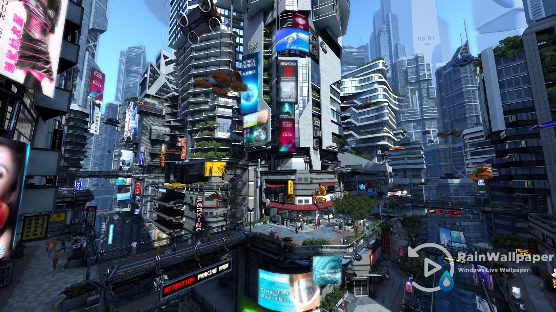 Futuristic City 3D LWP Long Version by Jimking on DeviantArt