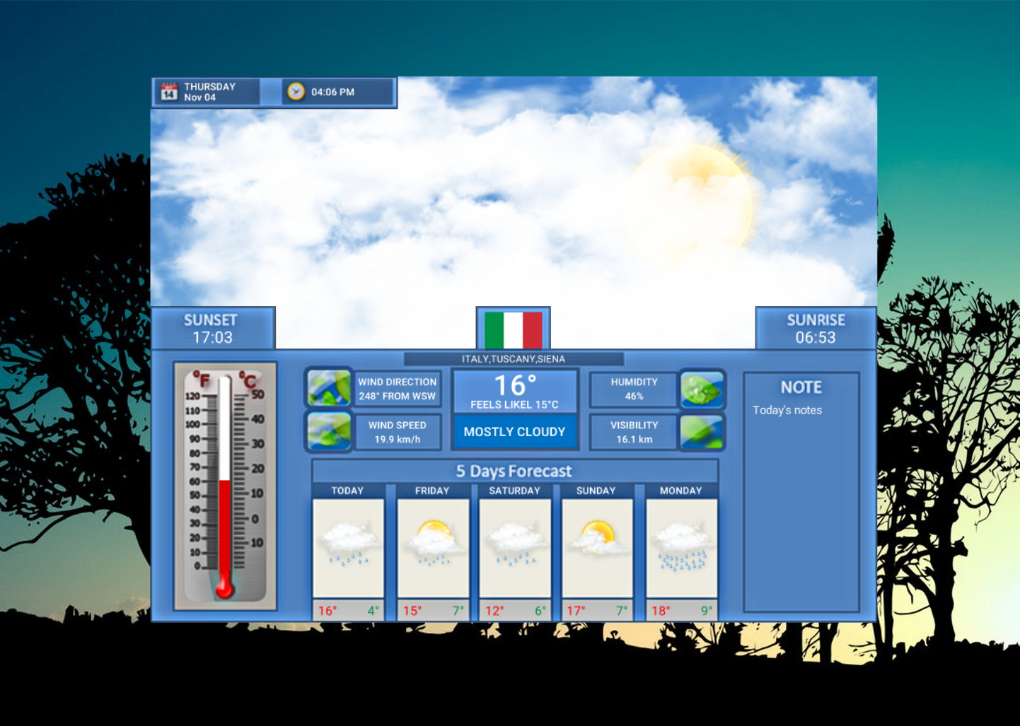 Real Sky Weather for xwidget by Jimking on DeviantArt