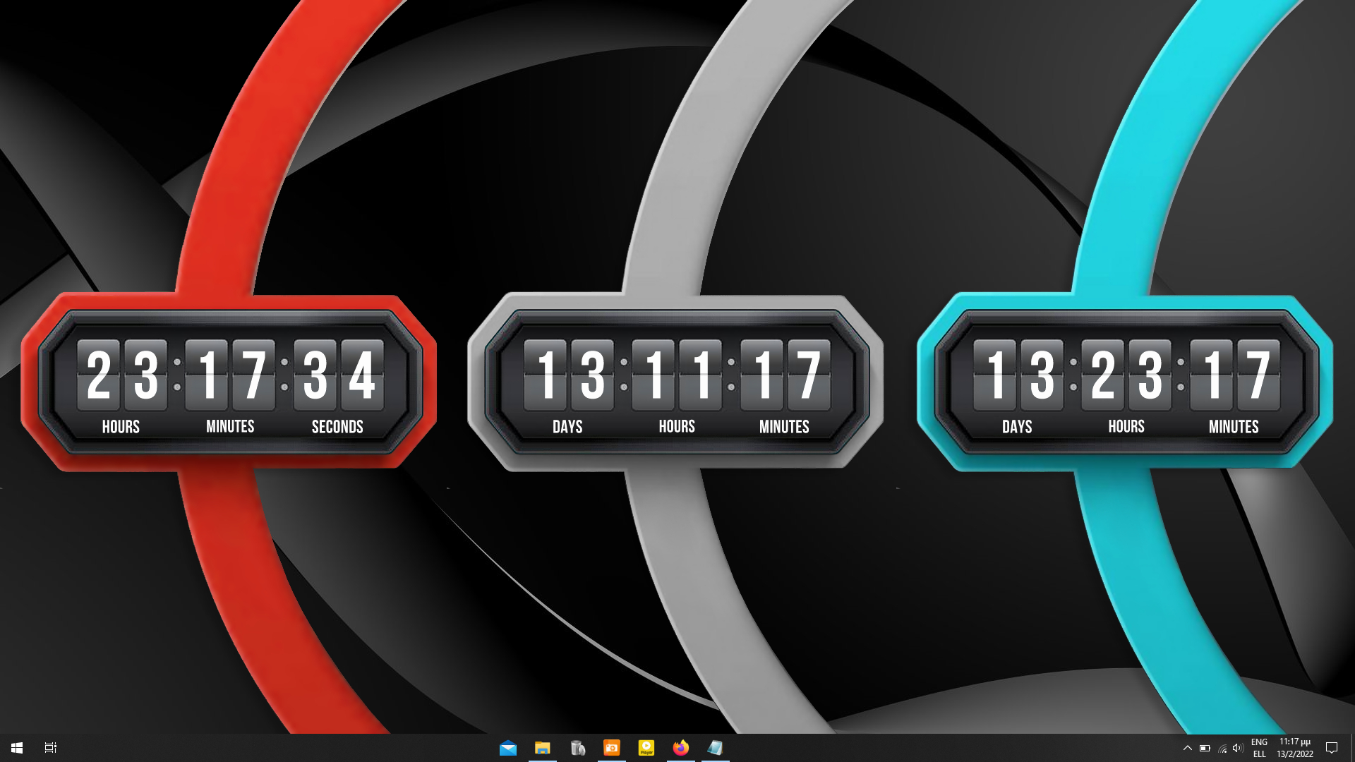Arc Desktop Clock for XWidget by Jimking on DeviantArt
