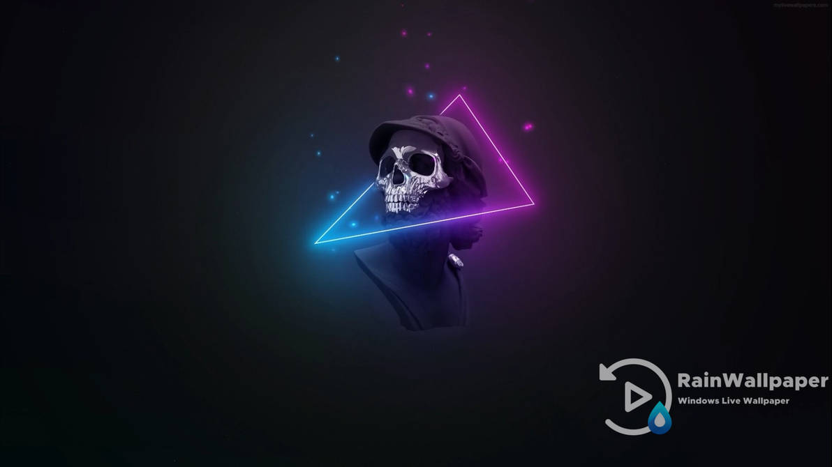 Neon Embers Skull by Jimking on DeviantArt