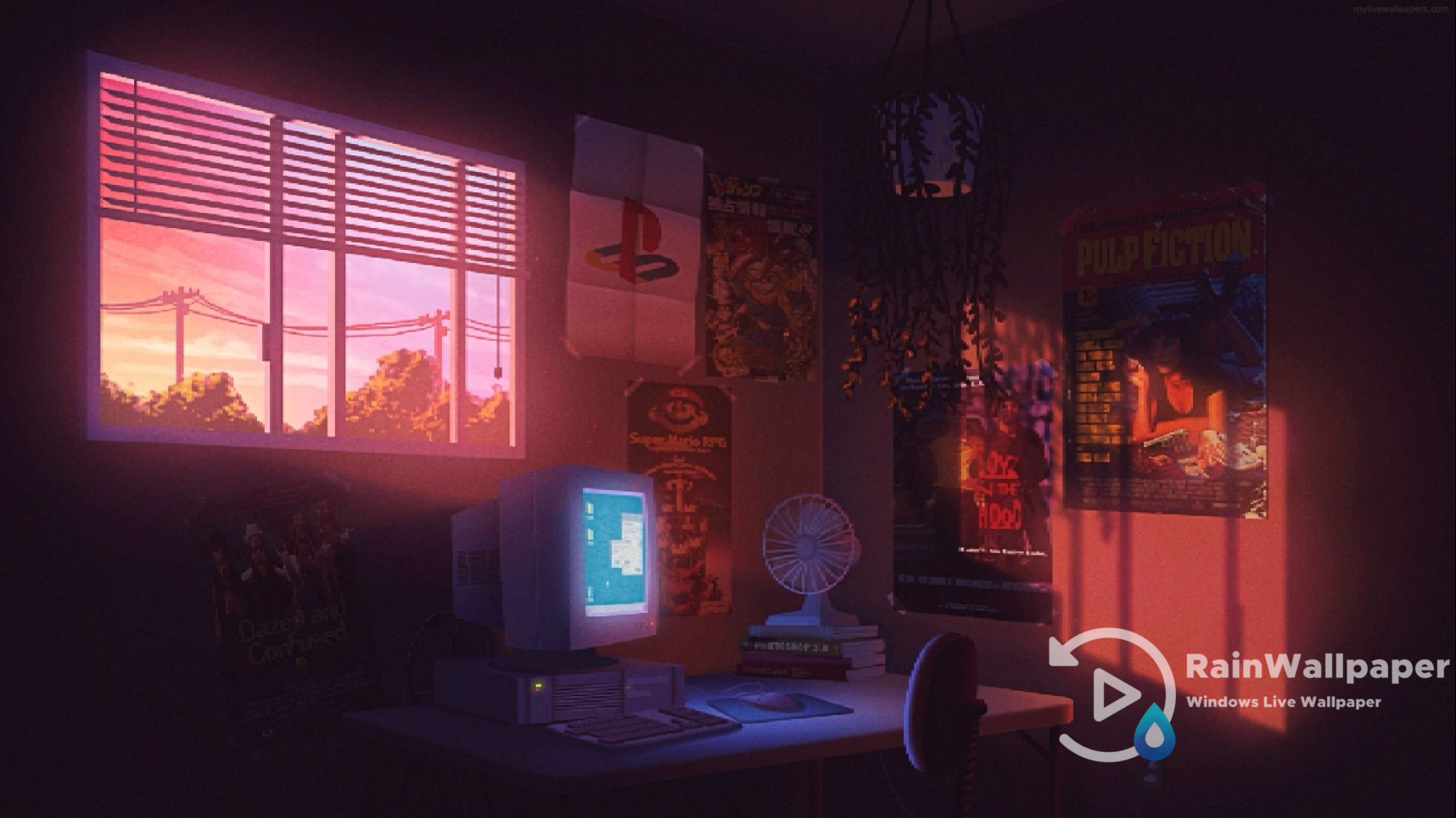 Sunset 90s Room by Jimking on DeviantArt