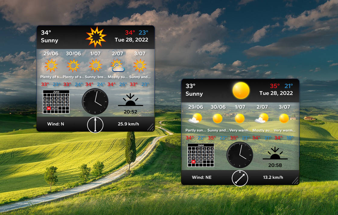 Black N Glass for XWidget by Jimking on DeviantArt