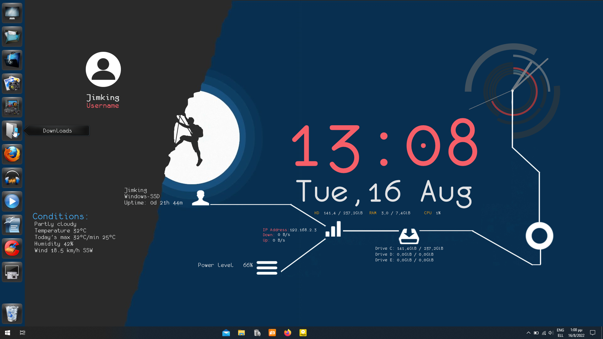 Infinity Theme for XWidget by Jimking on DeviantArt