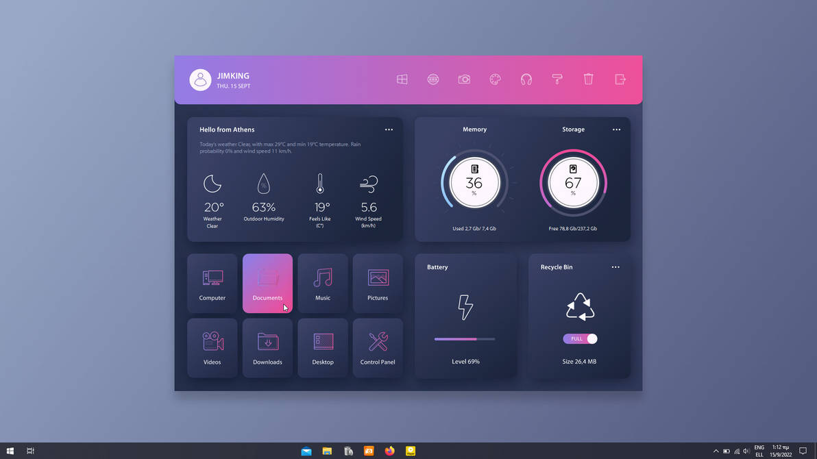 Smart Home for XWidget by Jimking on DeviantArt