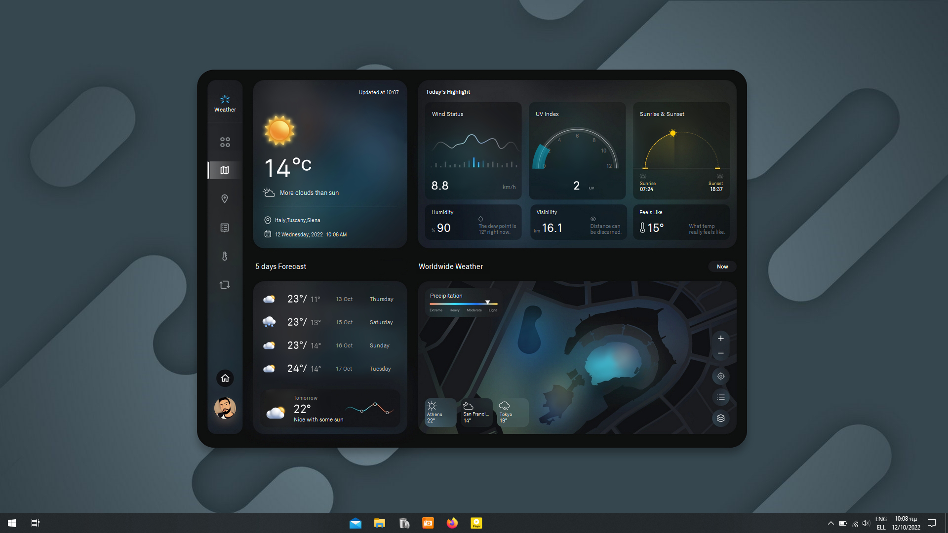 Weather Station for XWidget by Jimking on DeviantArt