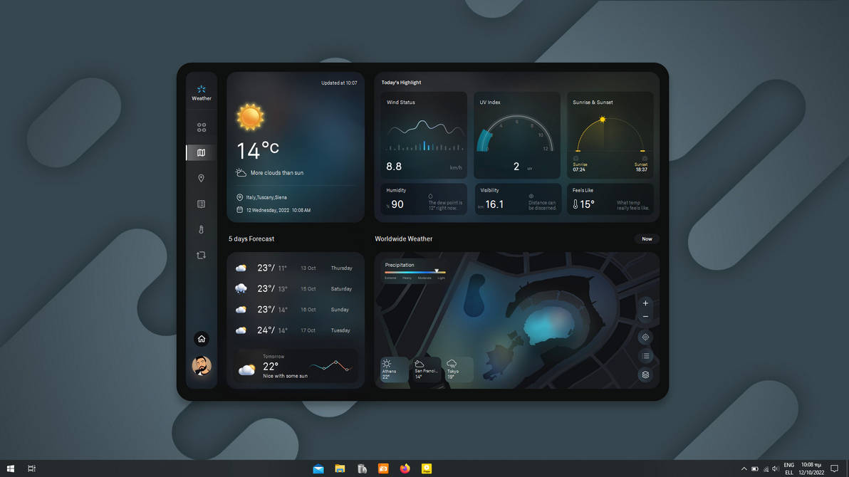 Weather Station for XWidget by Jimking on DeviantArt