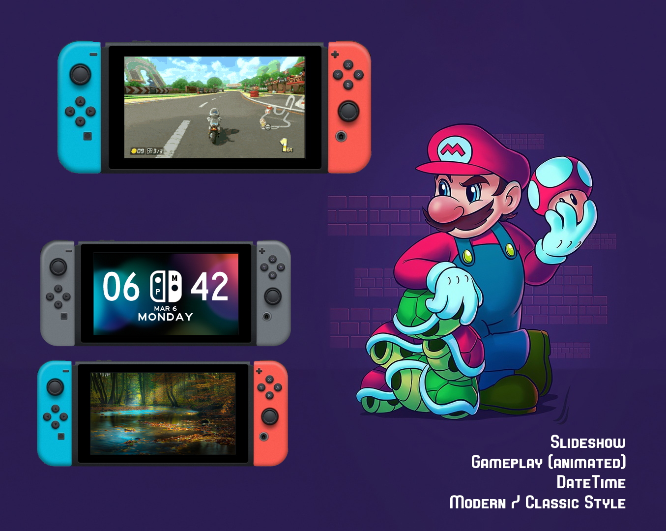 Nintendo Switch Widget (animated) for XWidget by Jimking on DeviantArt