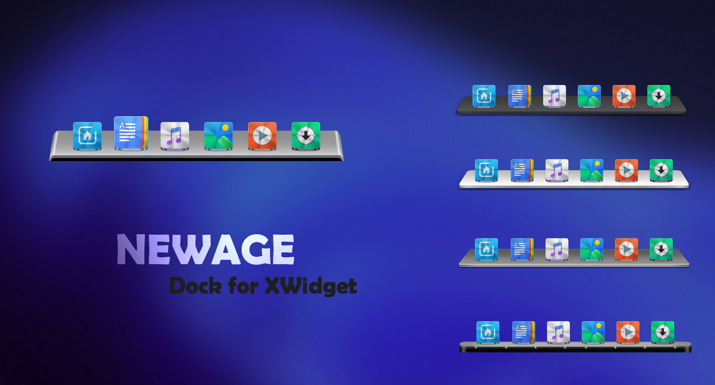 NewAge Dock for XWidget by Jimking on DeviantArt