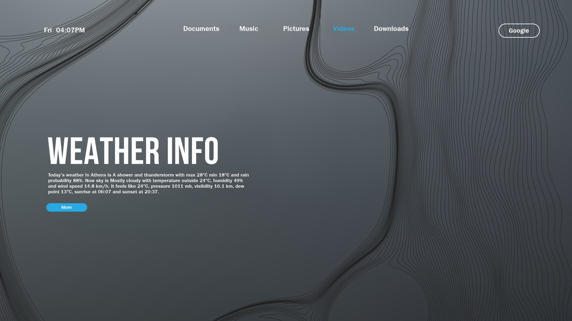 Deviating Theme for XWidget by Jimking on DeviantArt