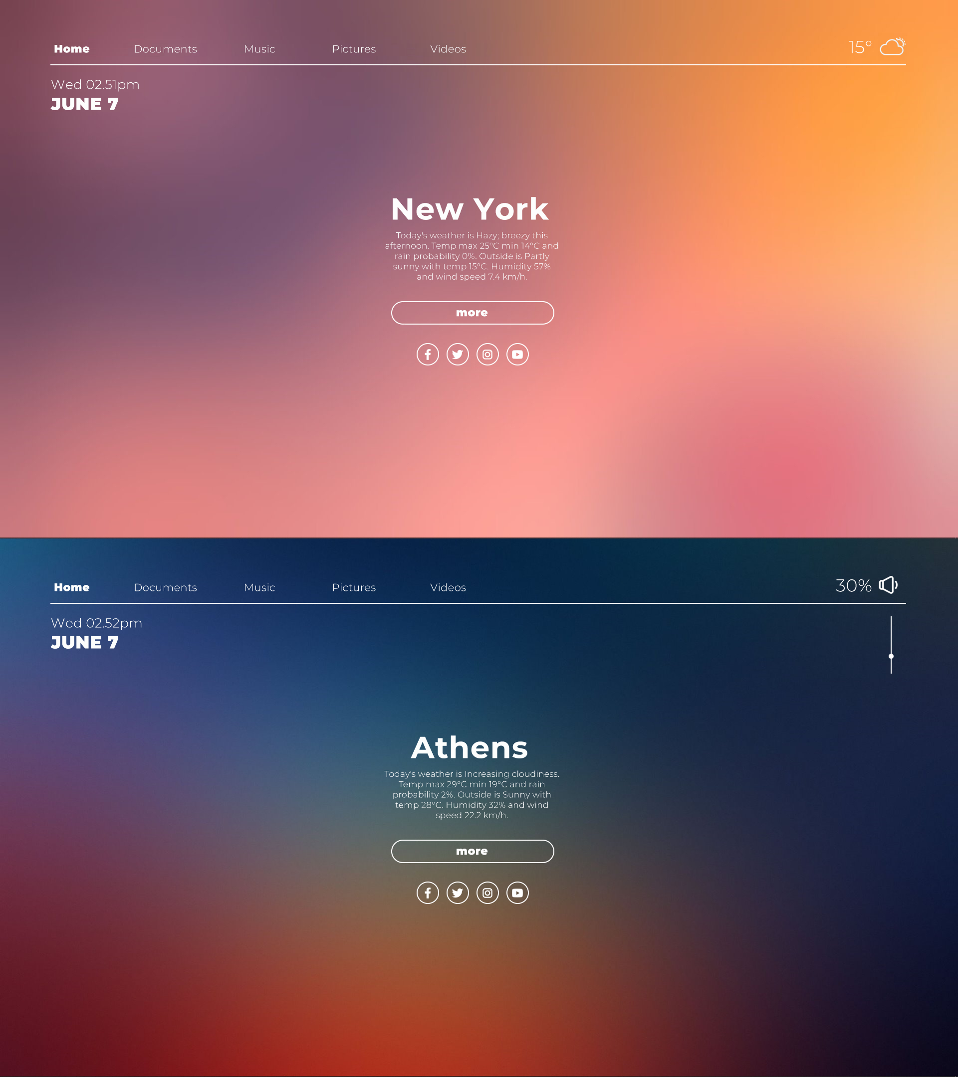 Eventide Theme for XWidget by Jimking on DeviantArt