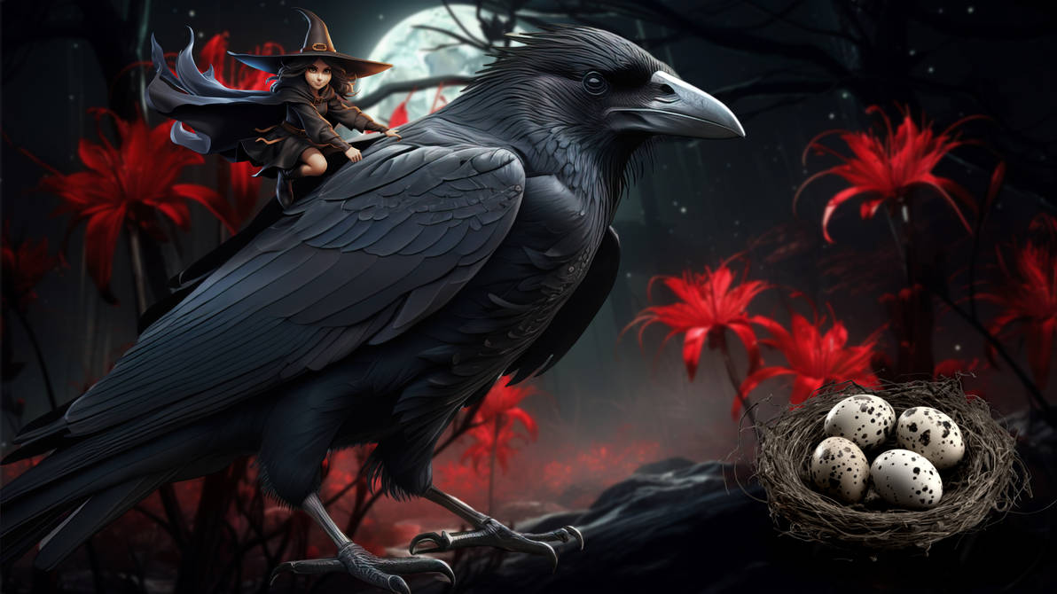 The Witch And The Raven 2 (4K Wallpaper) by Jimking on DeviantArt