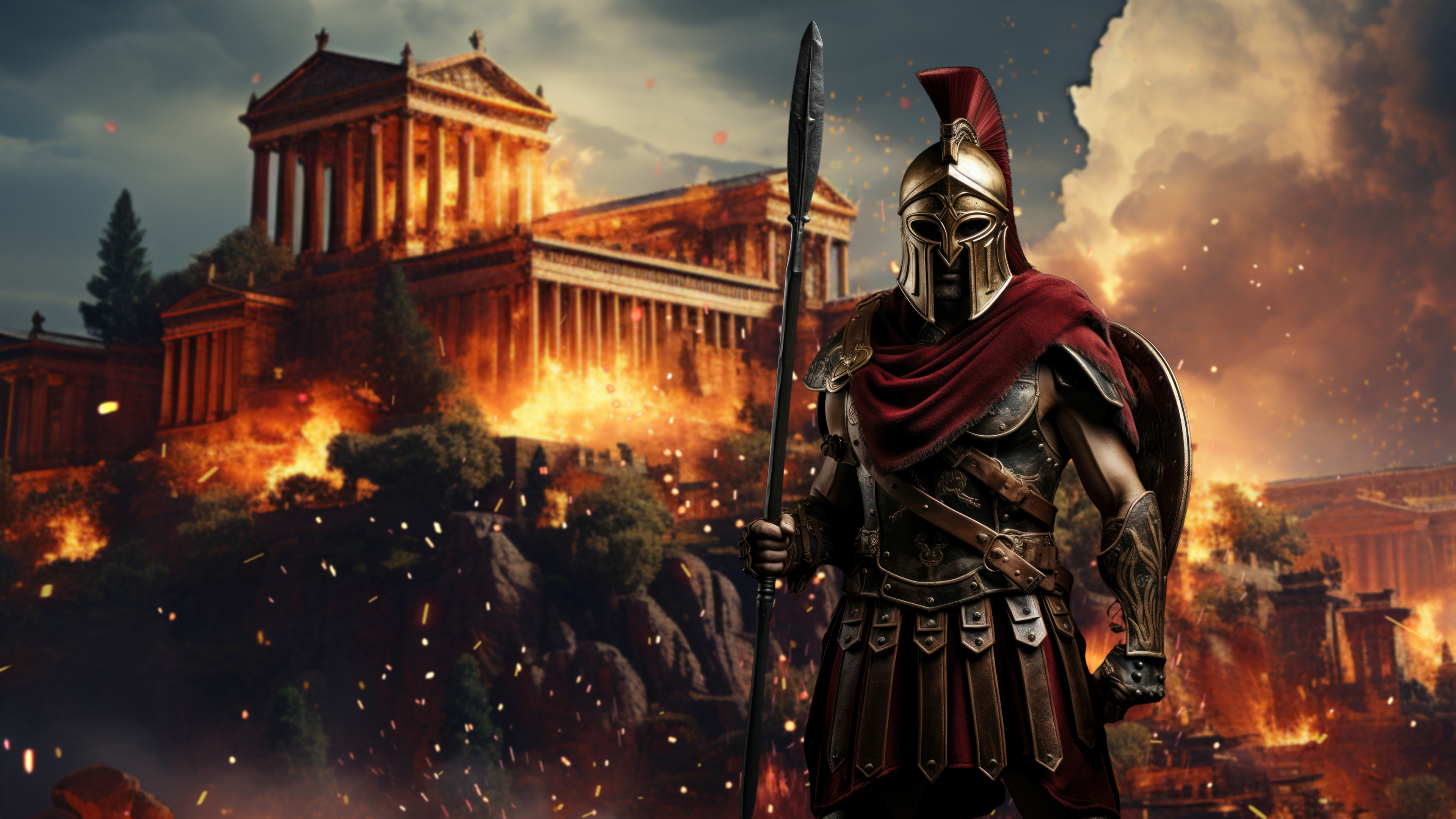 Spartan Warrior (4K Wallpaper) by Jimking on DeviantArt