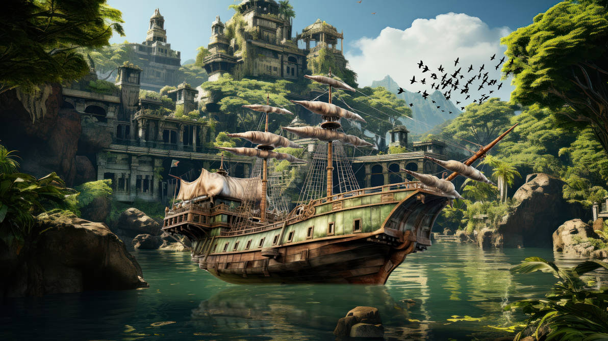 Galleon 2 (4K Wallpaper) by Jimking on DeviantArt