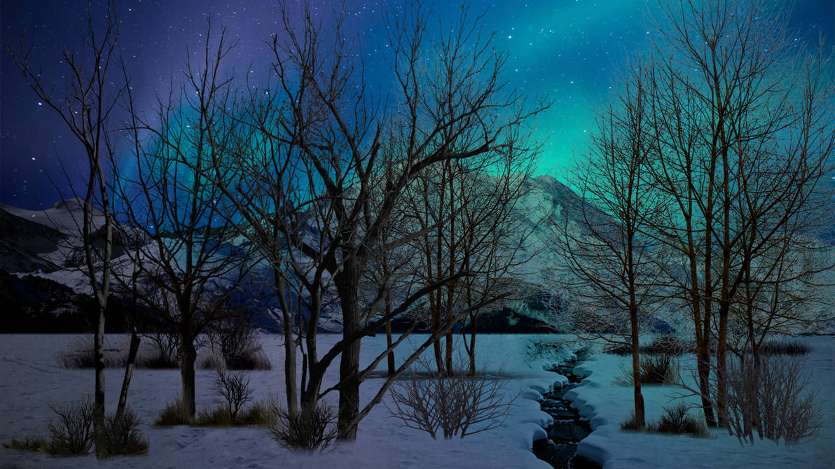 Aurora Night (4K Wallpaper) by Jimking on DeviantArt