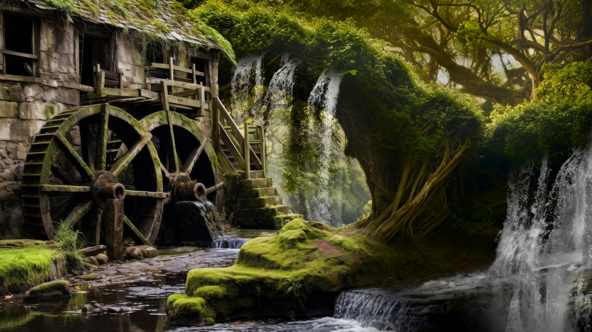 The Watermill (4K Wallpaper) by Jimking on DeviantArt