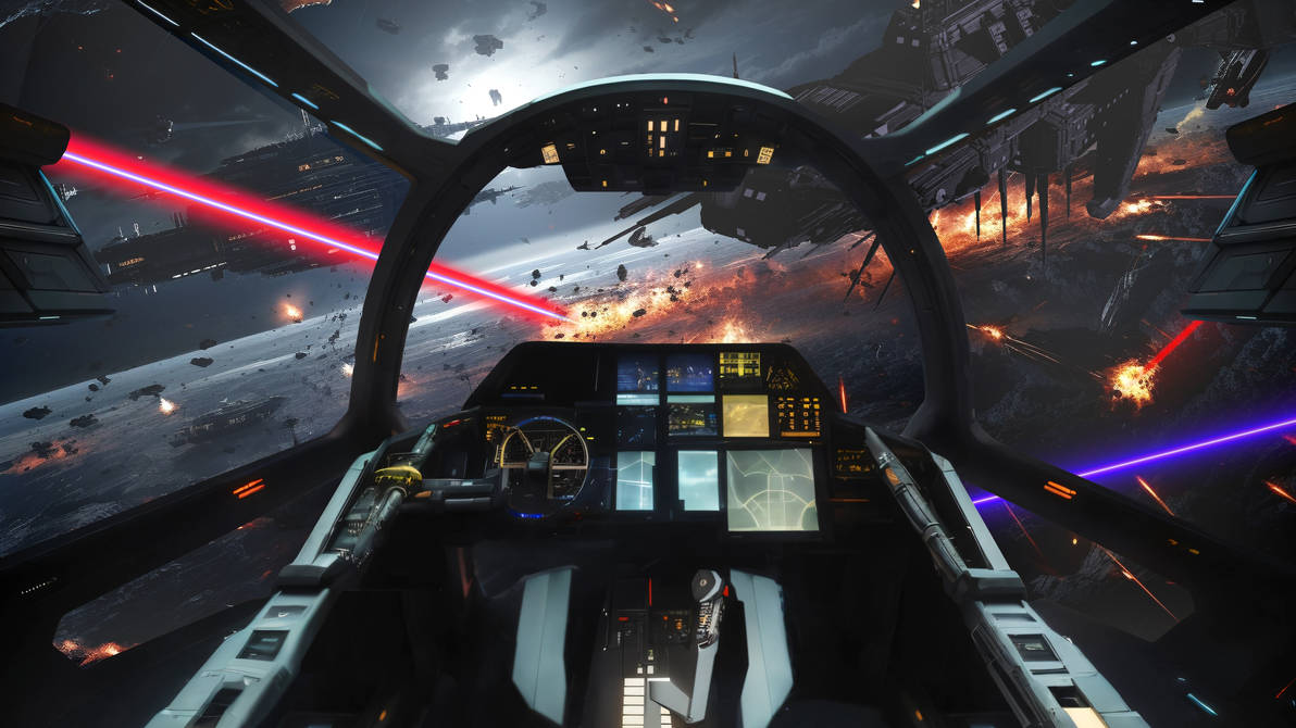 Space Battle (4K Wallpaper) by Jimking on DeviantArt