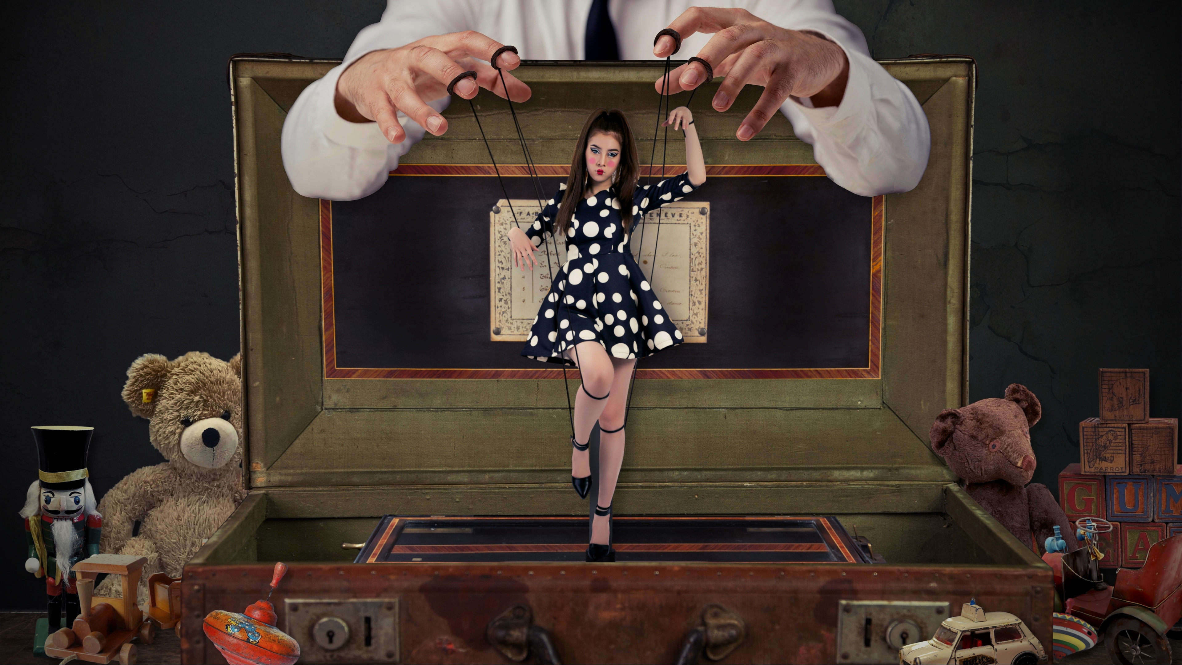 Human Marionette 2 (4K Wallpaper) by Jimking on DeviantArt