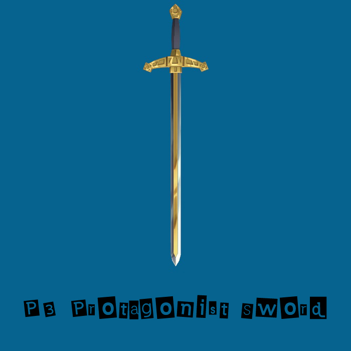 P3 Protagonist Sword by Mochi655 on DeviantArt