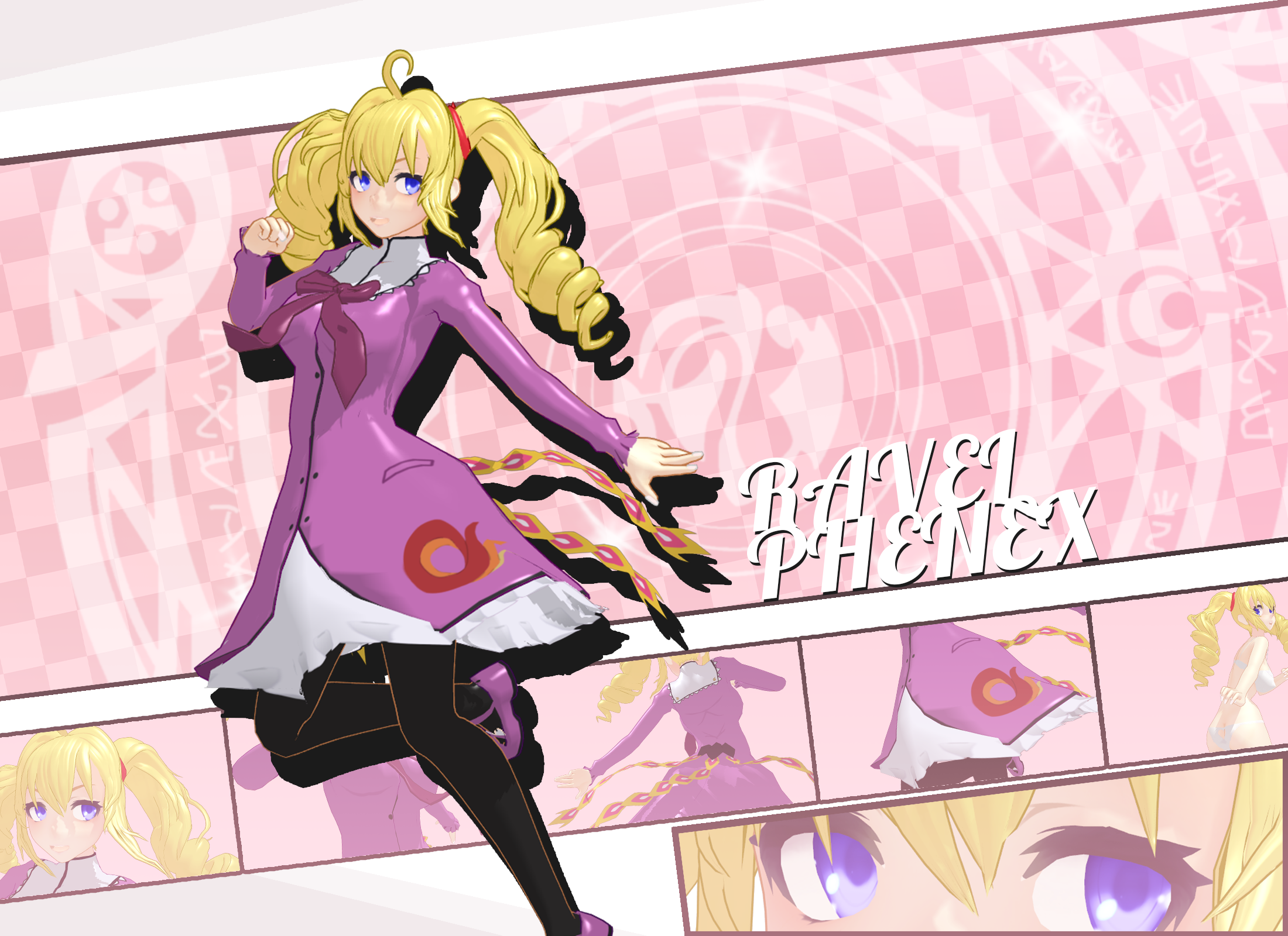 MMD Ravel Phenex by AzureArnice on DeviantArt